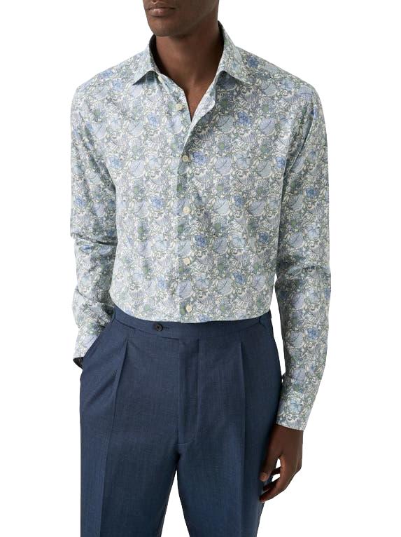 ETON slim fit floral dress shirt